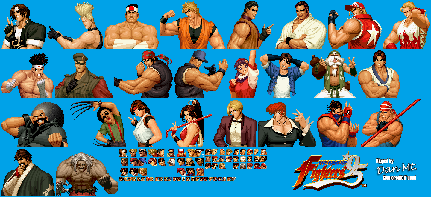 personajes kof95 – Retrobros